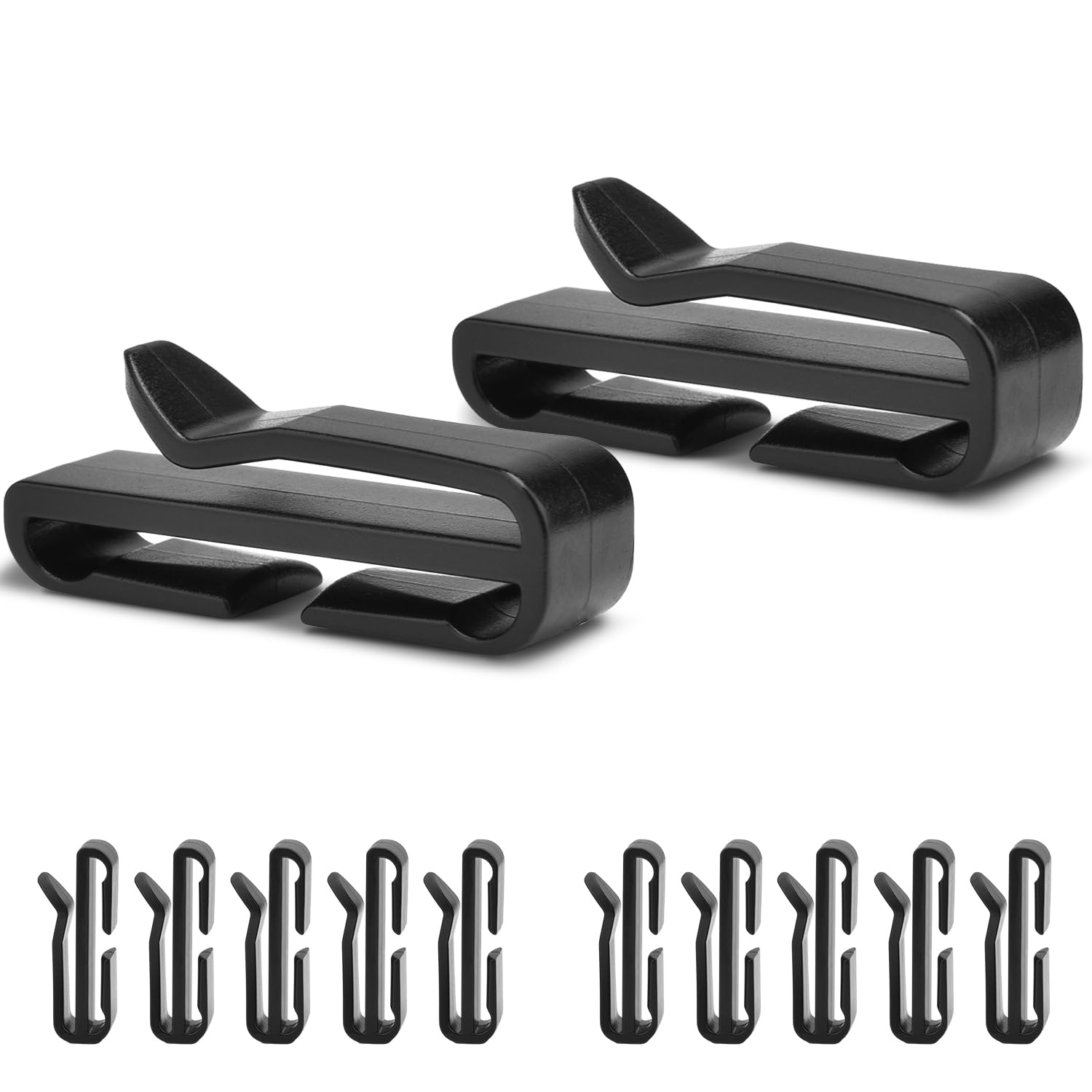 Amazon.com: 1-1/4" Plastic Webbing Ending Clip, 20 Pack Tactical Molle ...