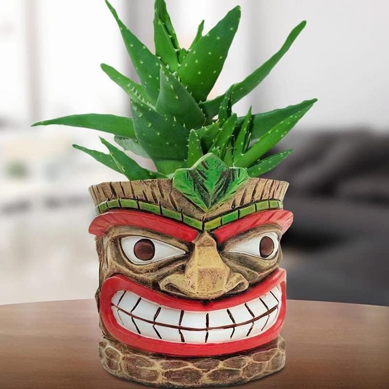Amazon.com: FillTouch 5 Pcs Tiki Pots Hawaiian Luau Party Decorations ...