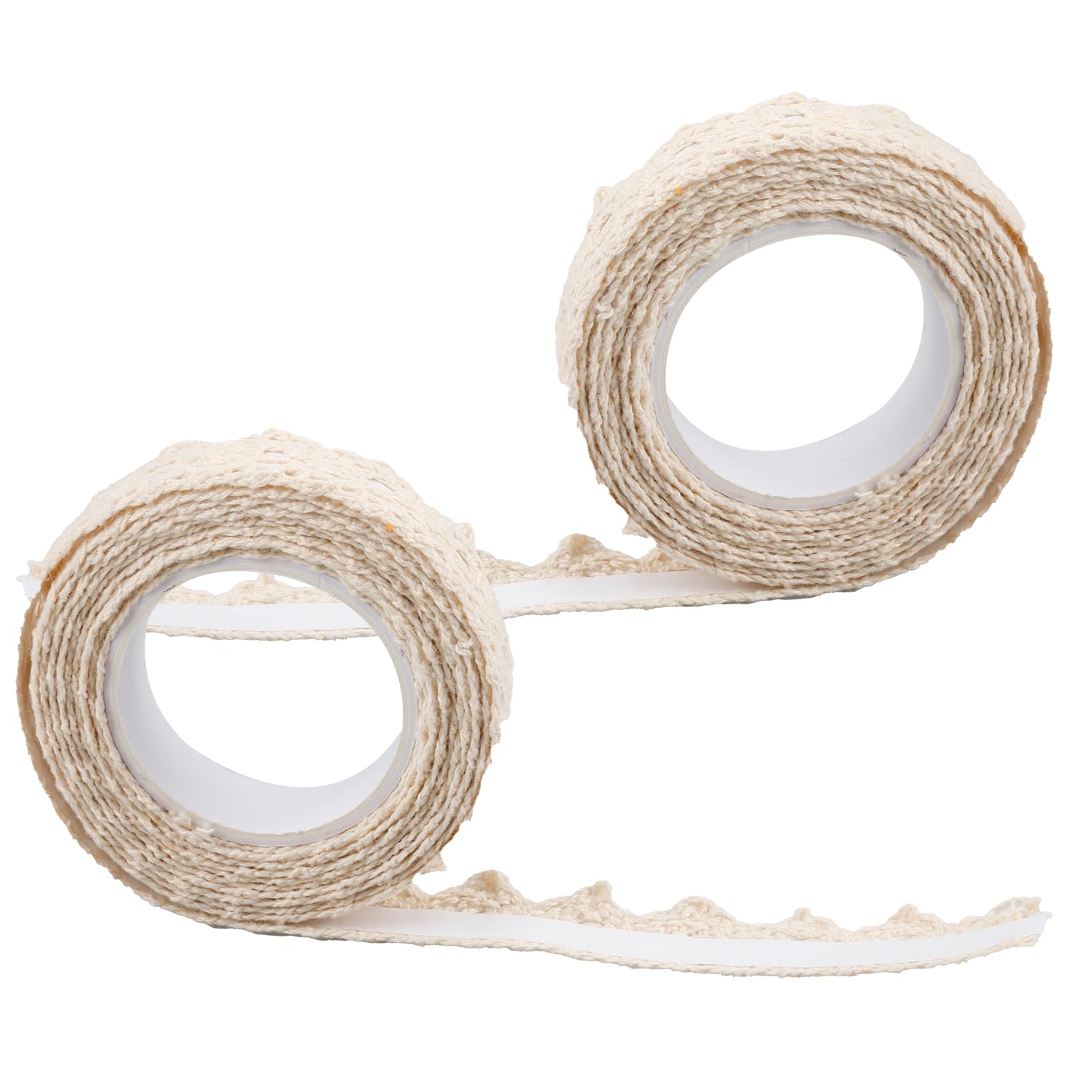 Vanyibro 2PCS Vintage Lace Ribbon, Self Adhesive Decorative Ribbon ...
