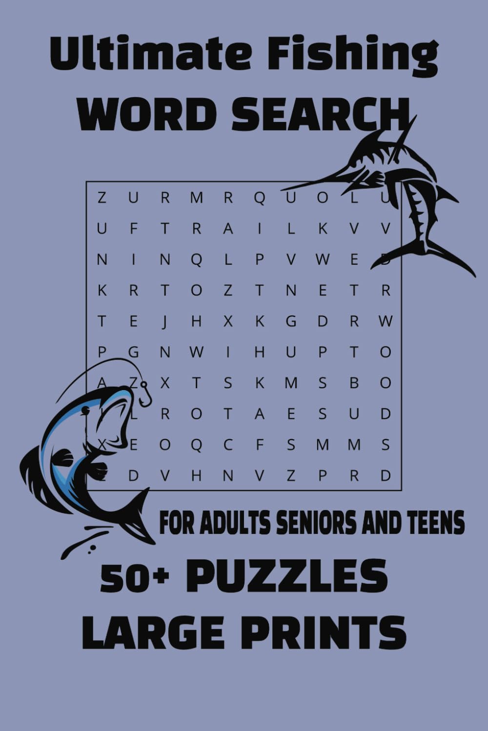 Fishing Word Search Puzzle Book: Word Searches with Easy To Read Prints ...