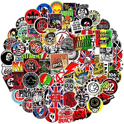 Famous Rock Heavy Metal Band Die Cut Stickers Decals for Laptops Phones ...