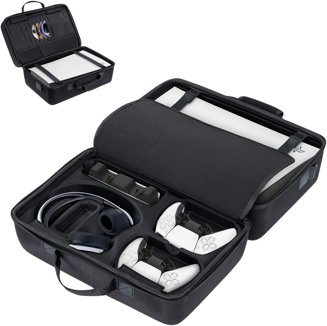 DailyTrendS PS5 Case for PlayStation 5 Console, PS5 Travel Case with ...