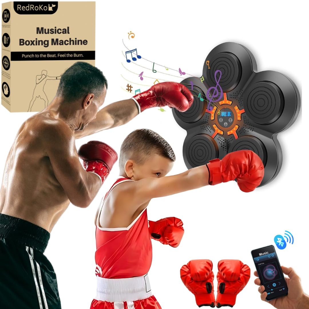 Amazon.com : RedRoko Musical Boxing Machine, Smart Music Boxing Machine ...