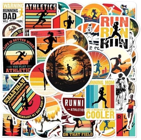 Amazon.com: 34 Pack Running Stickers – The Perfect Running Club Gift ...