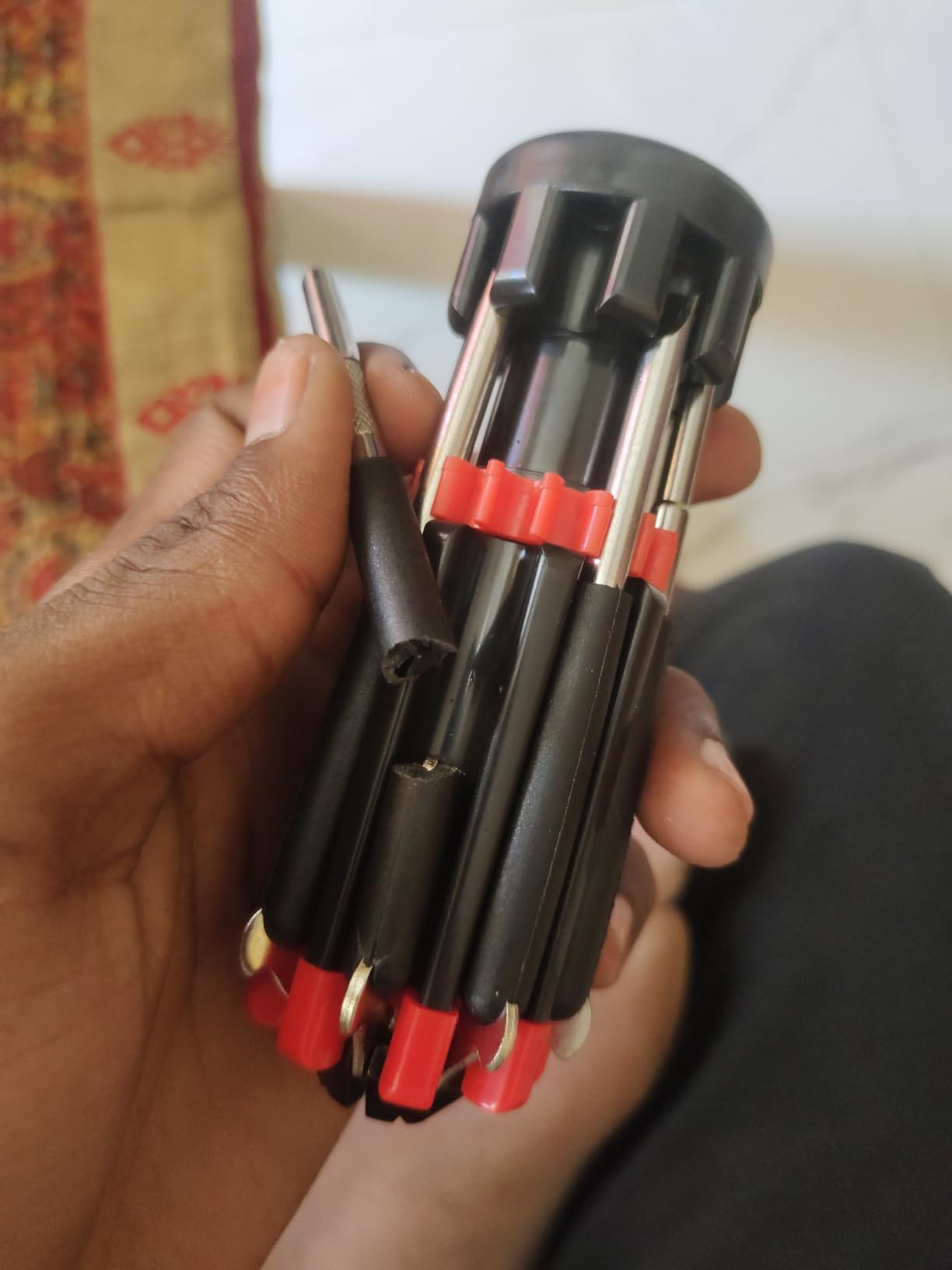 Mcare 8in1 Screwdriver Set with 6 LED Lights, Portable multifunctional ...