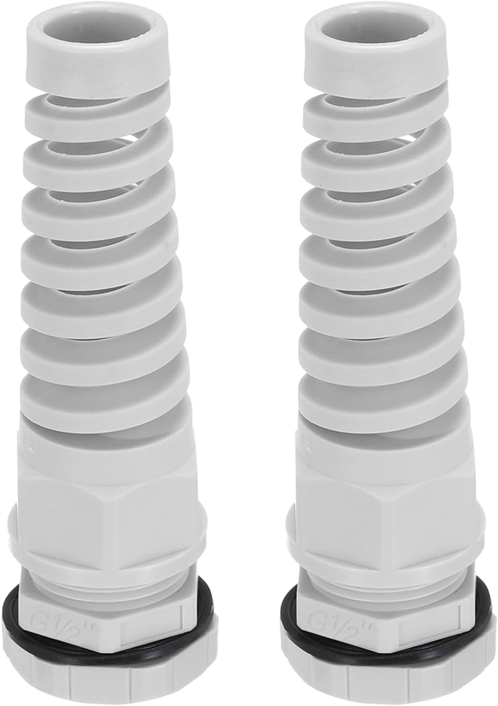 uxcell 2Pcs G1/2" IP68 Cable Gland Waterproof 6—12mm Adjustable Strain ...