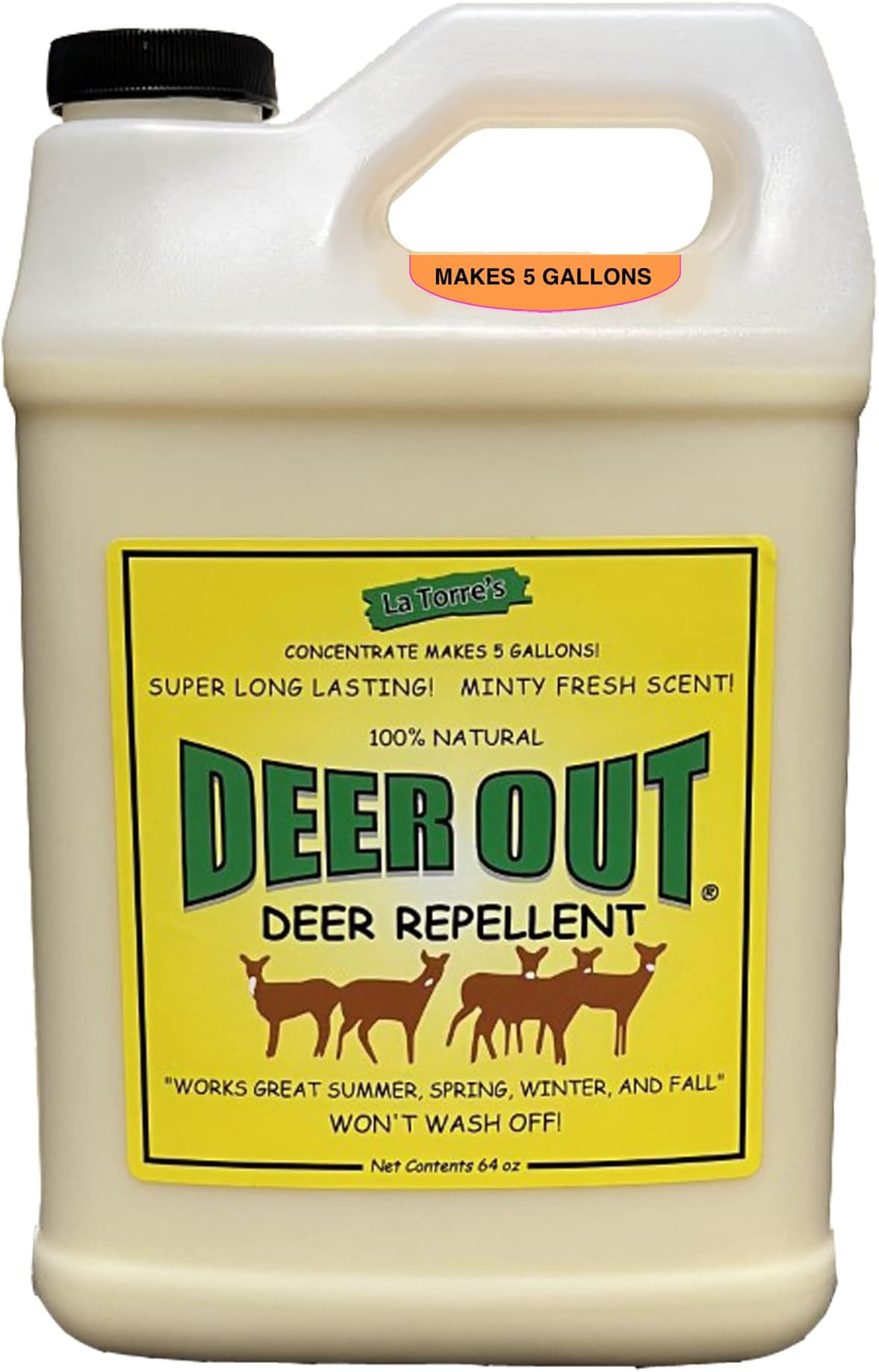 Amazon.com: Deer Out 32oz Concentrate Deer Repellent : Health & Household