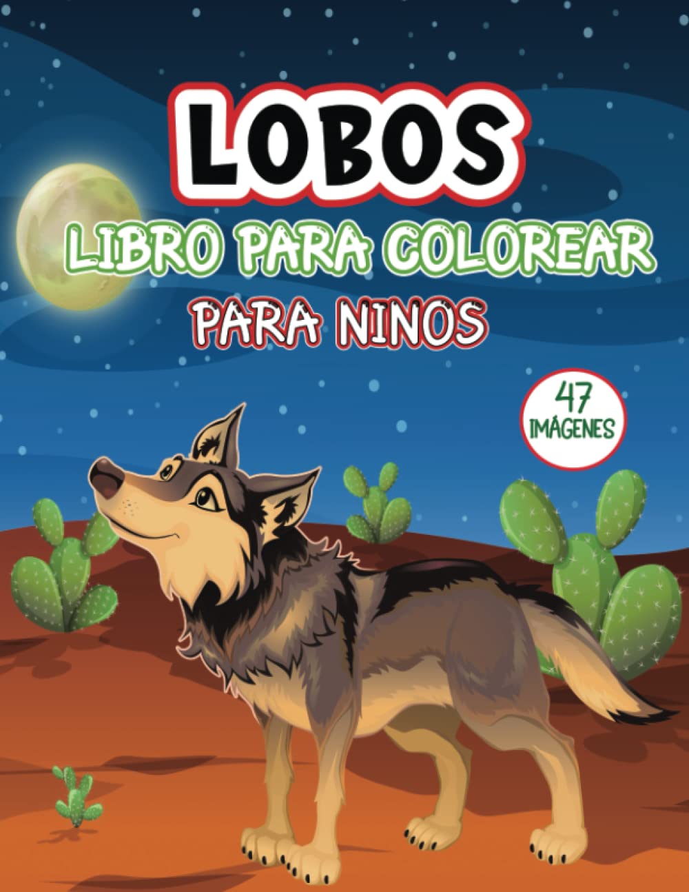 Lobos Libro Para Colorear Para Ninos Hermosas Paginas Para Colorear ...