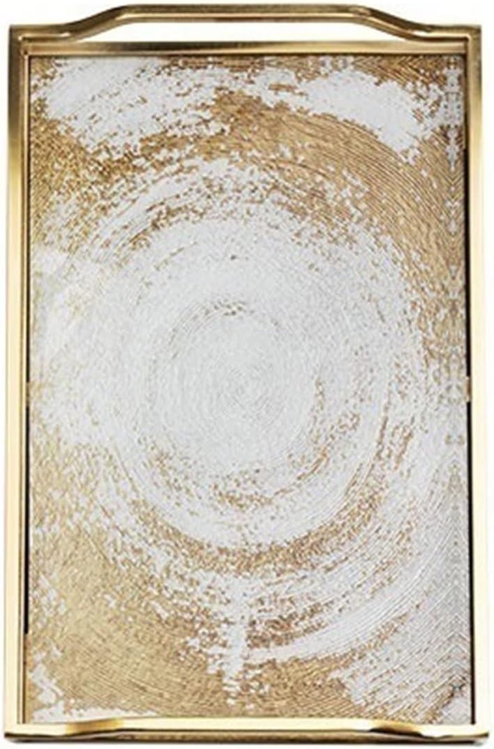 Amazon.com - Breakfast Tray European Style Light Luxury Glass Storage ...