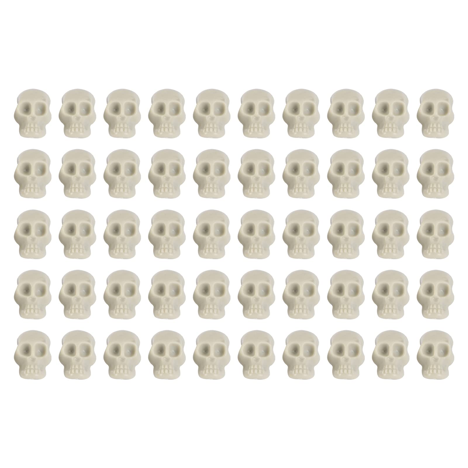 Amazon.com: PRETYZOOM 150PCS Mini Plastic Skull Heads Miniature Skulls ...