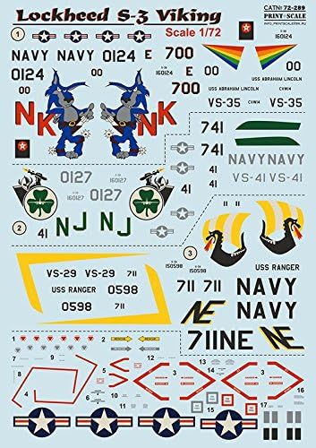 Amazon.com: Wet Decal for Republic Wet Decal for Lockheed S-3 Viking ...