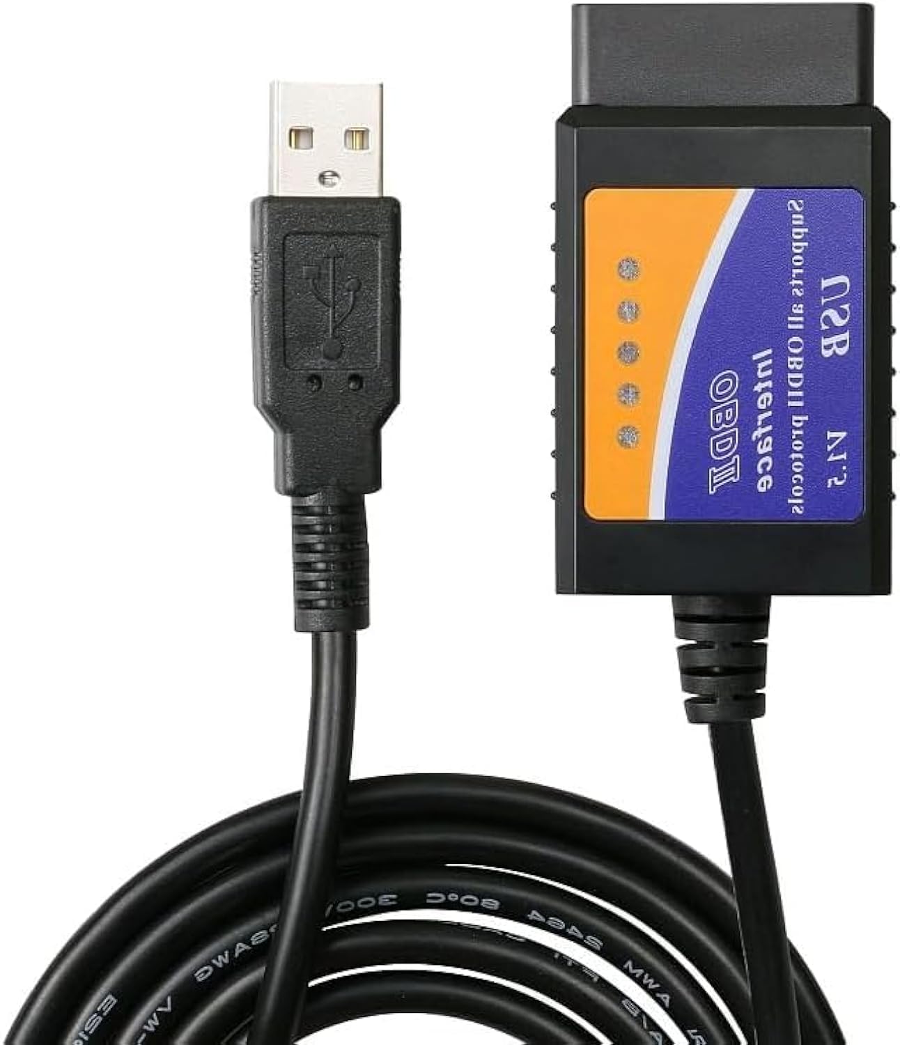 Amazon.com: OBD2 USB Adapter ELM327 V1.5 Car Diagnostic Device ...