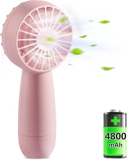 Handheld Fan Rechargeable Hand Fan Cooling, Portable Mini Hand Held ...