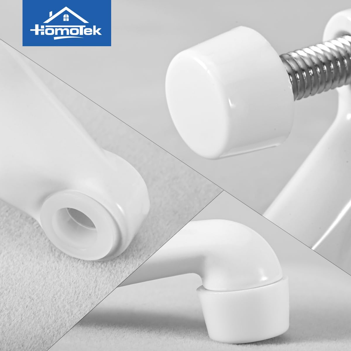 Snapklik.com : HOMOTEK 4 Pack Hinge Pin Door Stoppers, Hing Door Stops ...