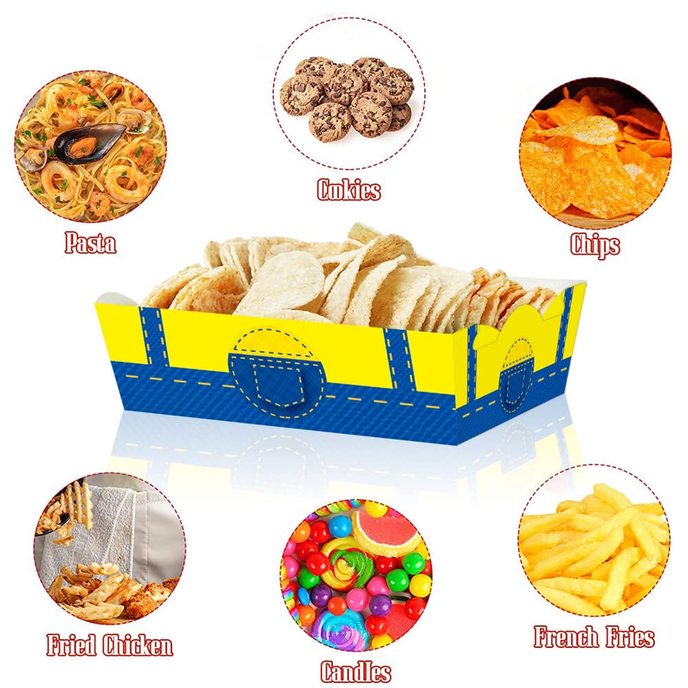 Snapklik.com : 40 Pack Birthday Party Supplies - Mini Food Tray