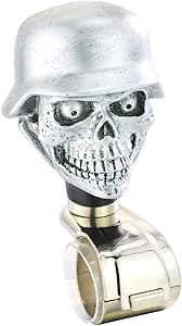 Amazon.com: Lunsom Skull Soldier Wheel Control Power Grip Green Eyes Steering Spinner Driving ...