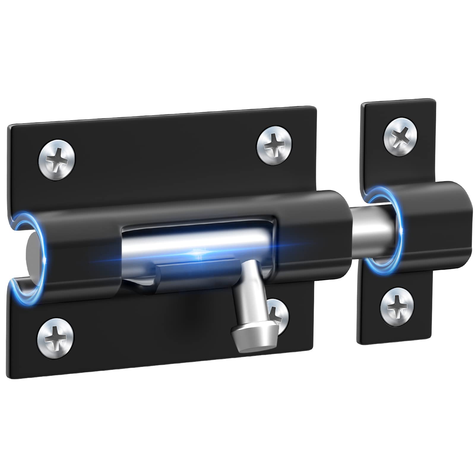 Amazon.com: Door Lock Latch Locks Slide - 1 Pack Keyless Entry Slide ...