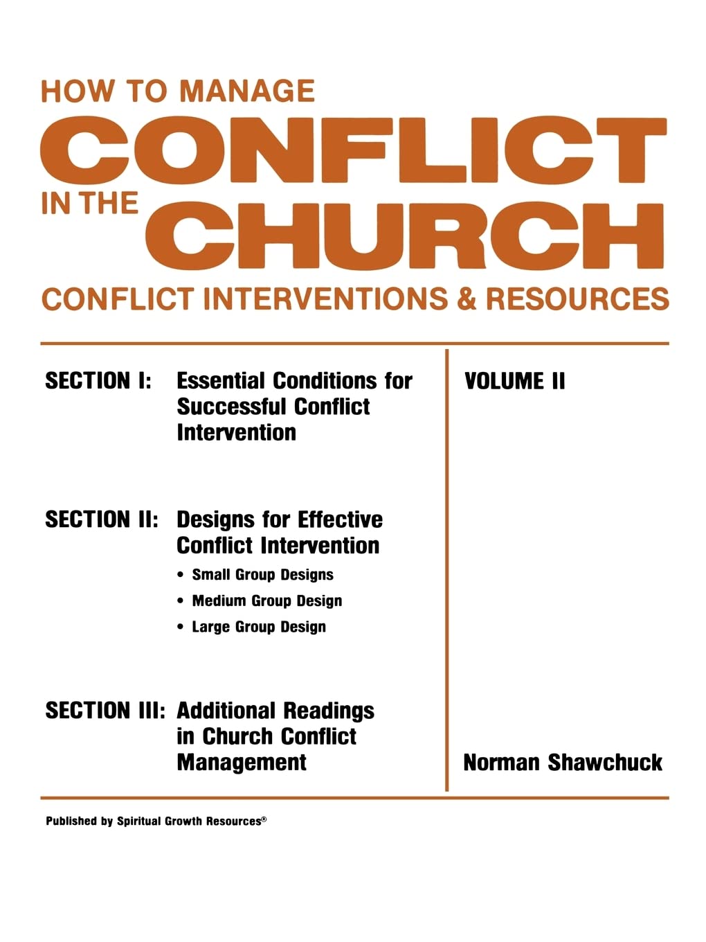 How to Manage Conflict in the Church, Conflict Interventions ...
