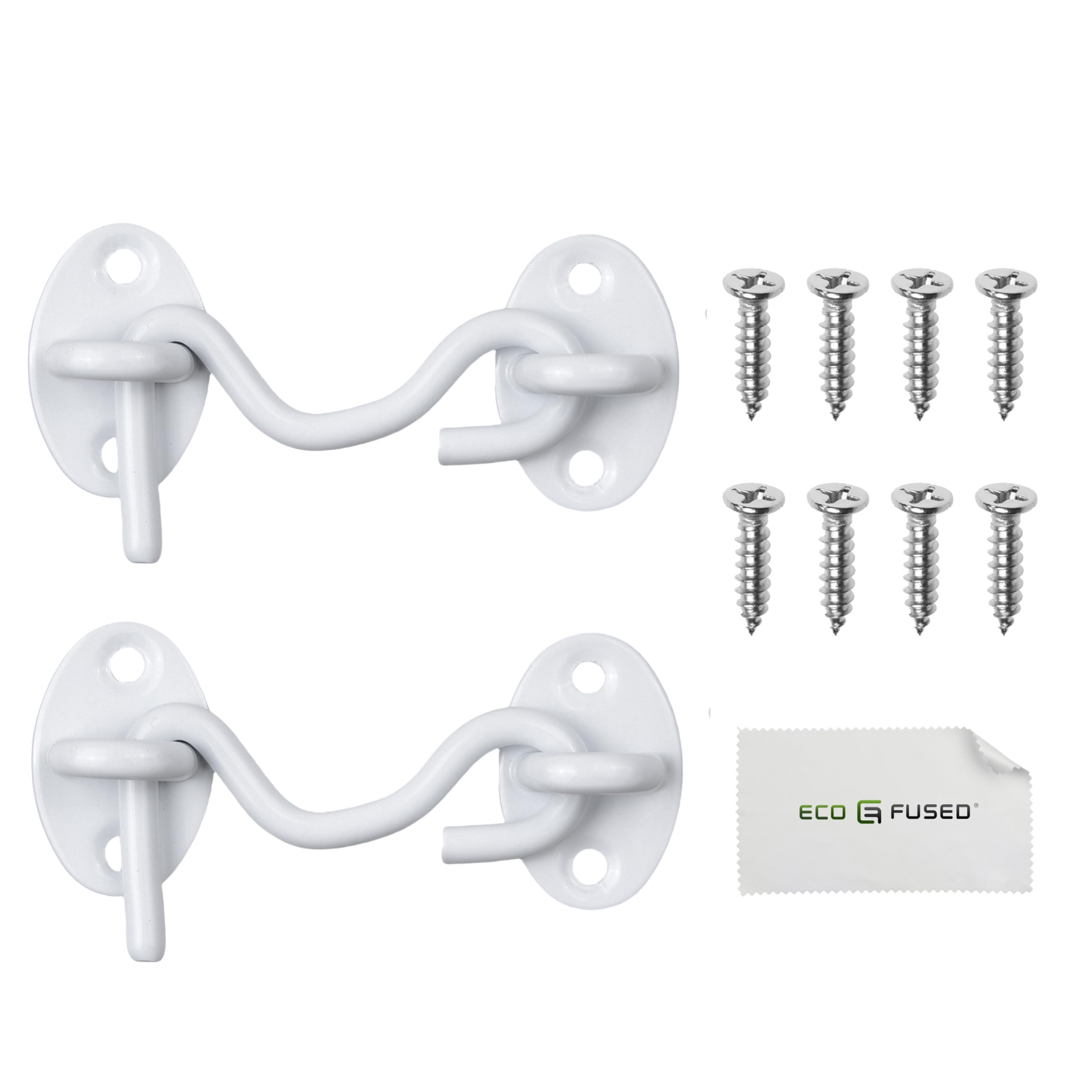 Amazon.com: Eco-Fused 3-inch Heavy Duty Hook and Eye Latch - 2X Barn ...