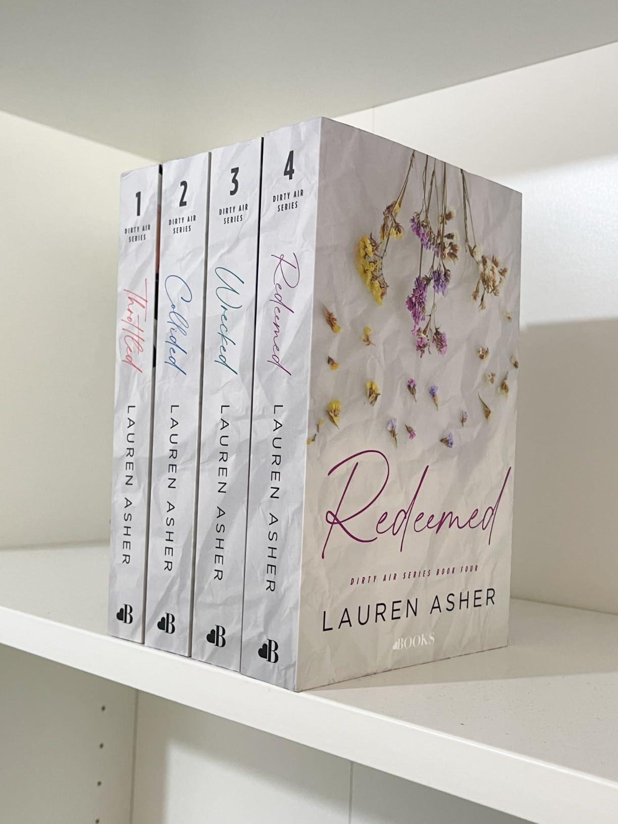 Throttled Collided Wrecked Redeemed set (Dirty Air) : Asher, Lauren: Amazon.com.au: Books