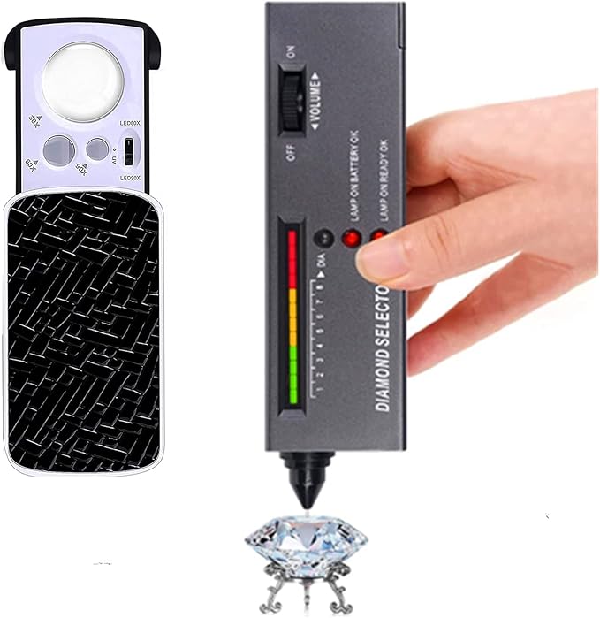 Amazon.com: Diamond Tester Pen,High Accuracy Jewelry Diamond Tester＋LED ...