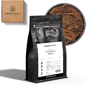 AWAFI MILL Valerian Root – Dried Whole Valeriana officinalis for ...