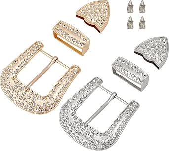 Amazon.com: BENECREAT 2 Sets Belt Buck Set 40mm/1.57 Inch, Platinum ...