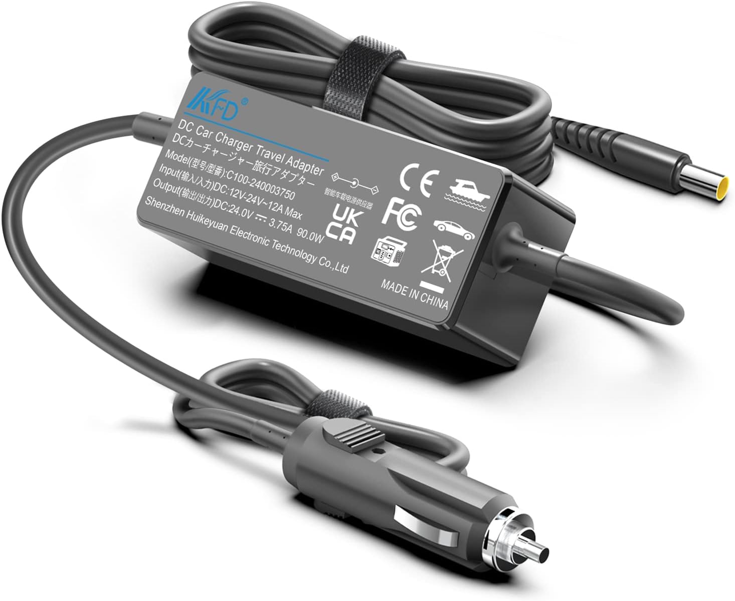 KFD 12V-24V DC KFZ Ladegerät für ResMed S10 Airsense S10 AirCurve CPAP ...