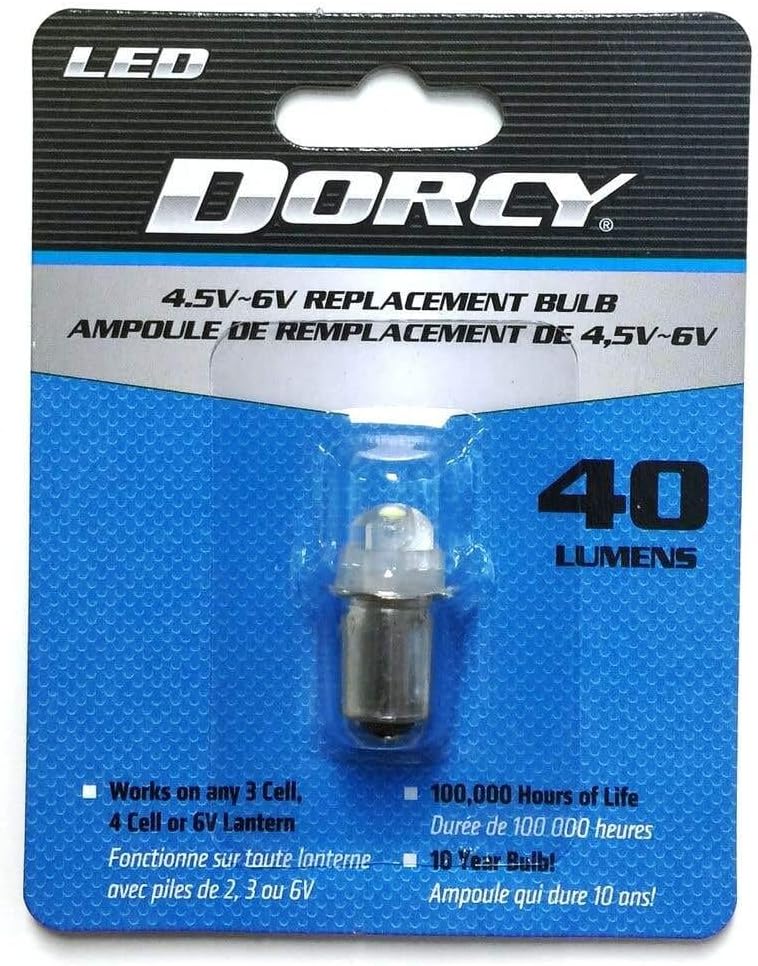 Honoson 3 Pieces 3-6V LED Flashlight Bulb Replacement Bulb 3W DC3V P13 ...