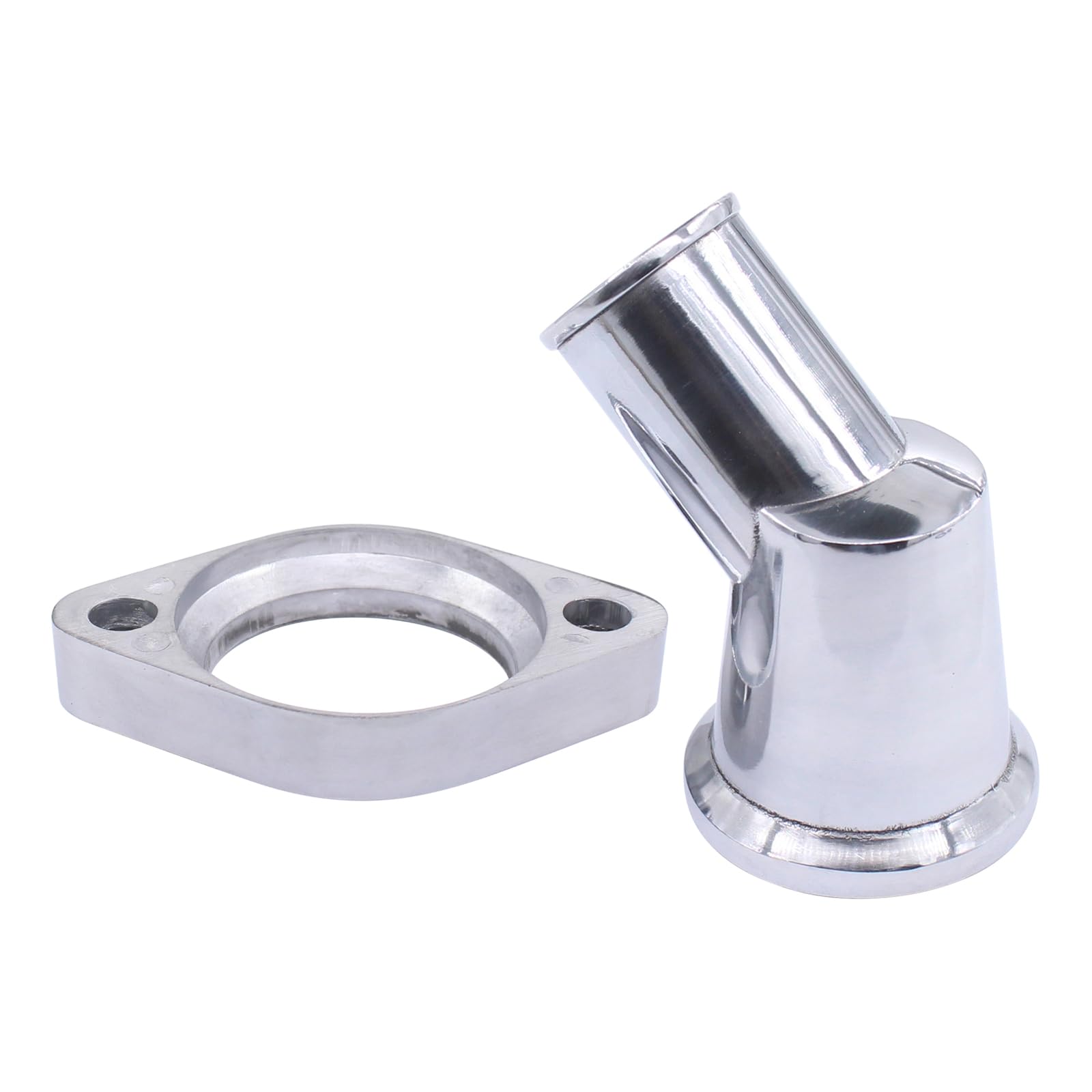 1987 Chevy Cars & Trucks 45-Degree Chrome Thermostat Housing With ...