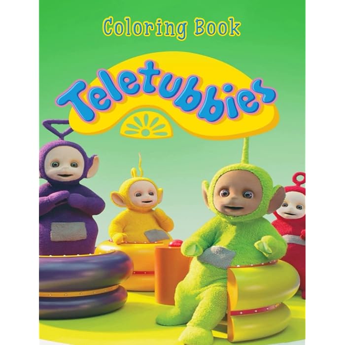 Buy Teletubbies Coloring Book: Great Coloring Book for Kids and Fans ...