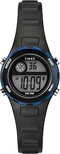 Amazon.com: Timex Kids Digital 27mm Watch - Black Strap Digital Dial ...