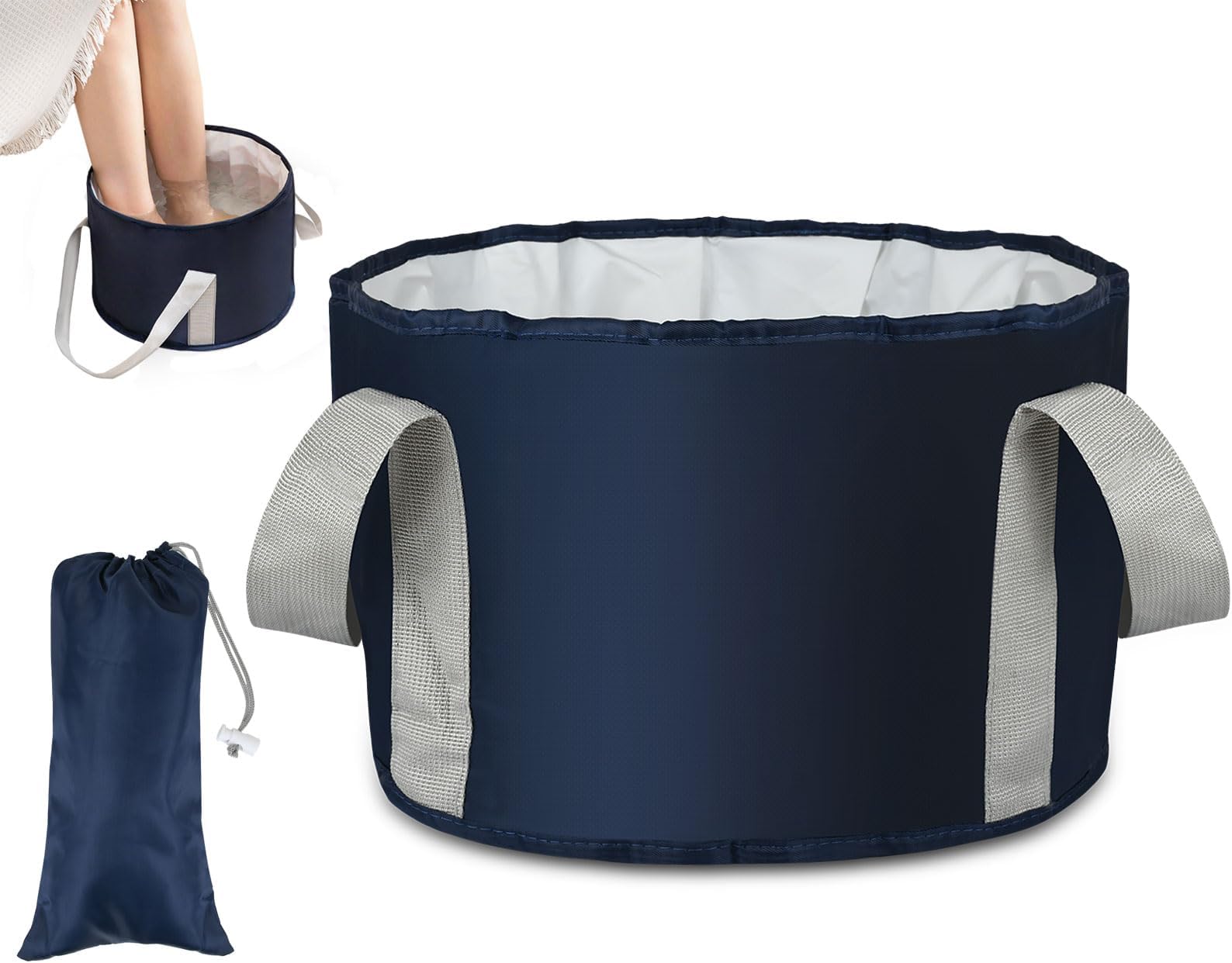 Amazon.com: YCConcept Foot Soaking Tub Collapsible Bucket with Handle 4 ...