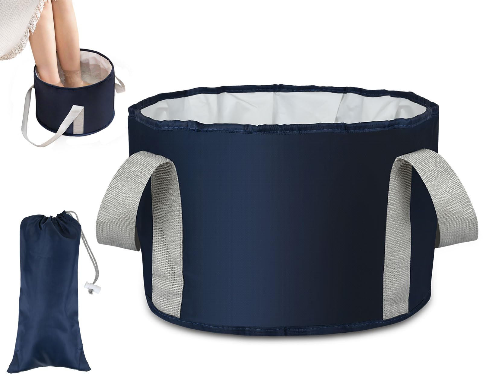 Amazon.com: YCConcept Foot Soaking Tub Collapsible Bucket with Handle 4 ...