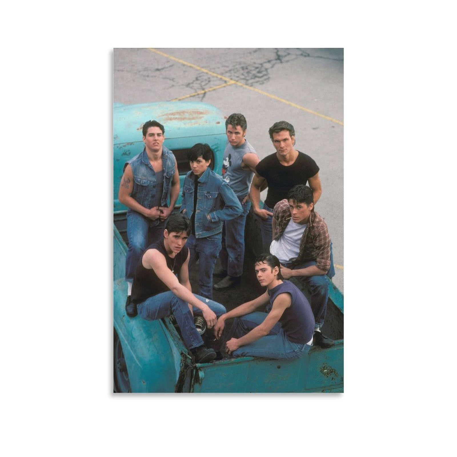 Amazon.com: LETISR The Outsiders Poster Vintage Movie Posters HD Modern ...