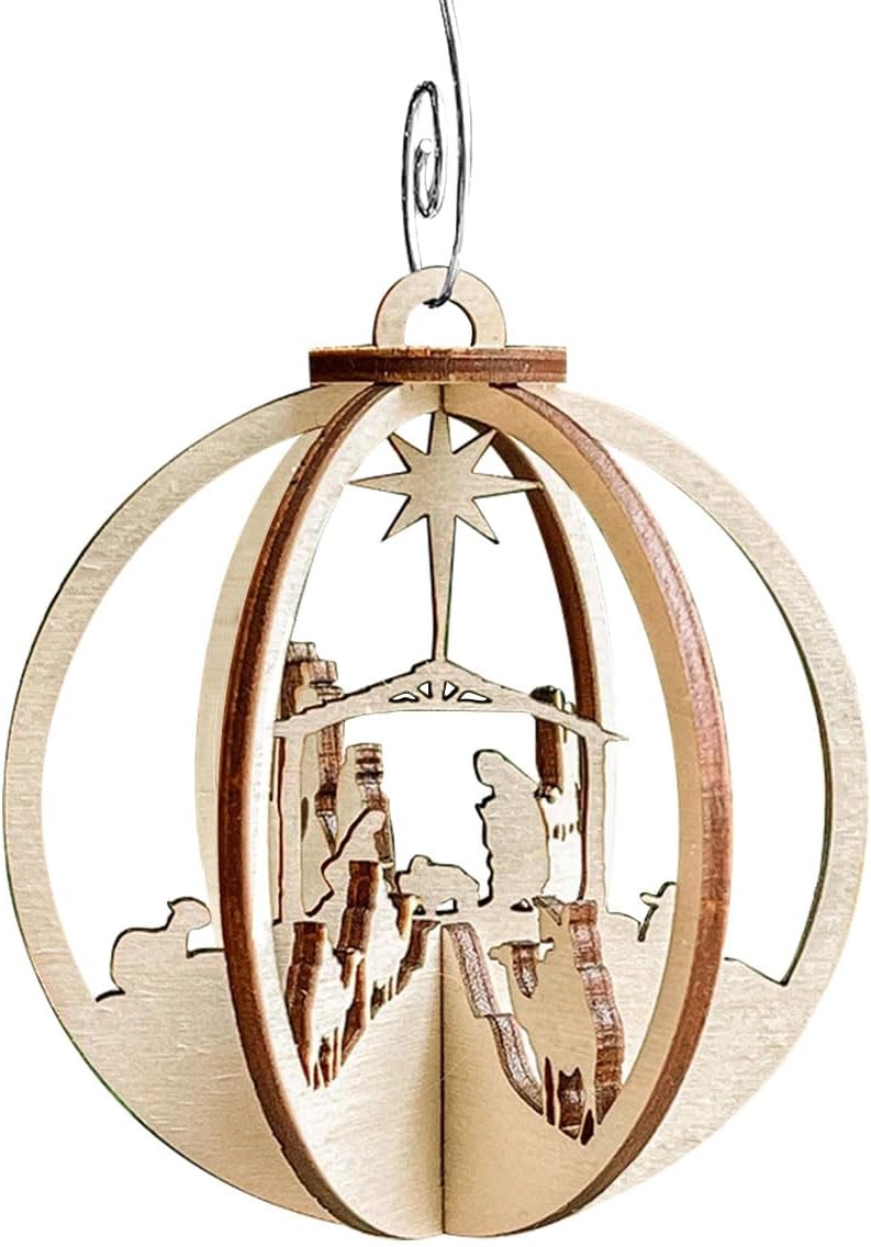 Amazon.com: Jesuspirit Christian Christmas Ornaments - Jesus Christmas ...