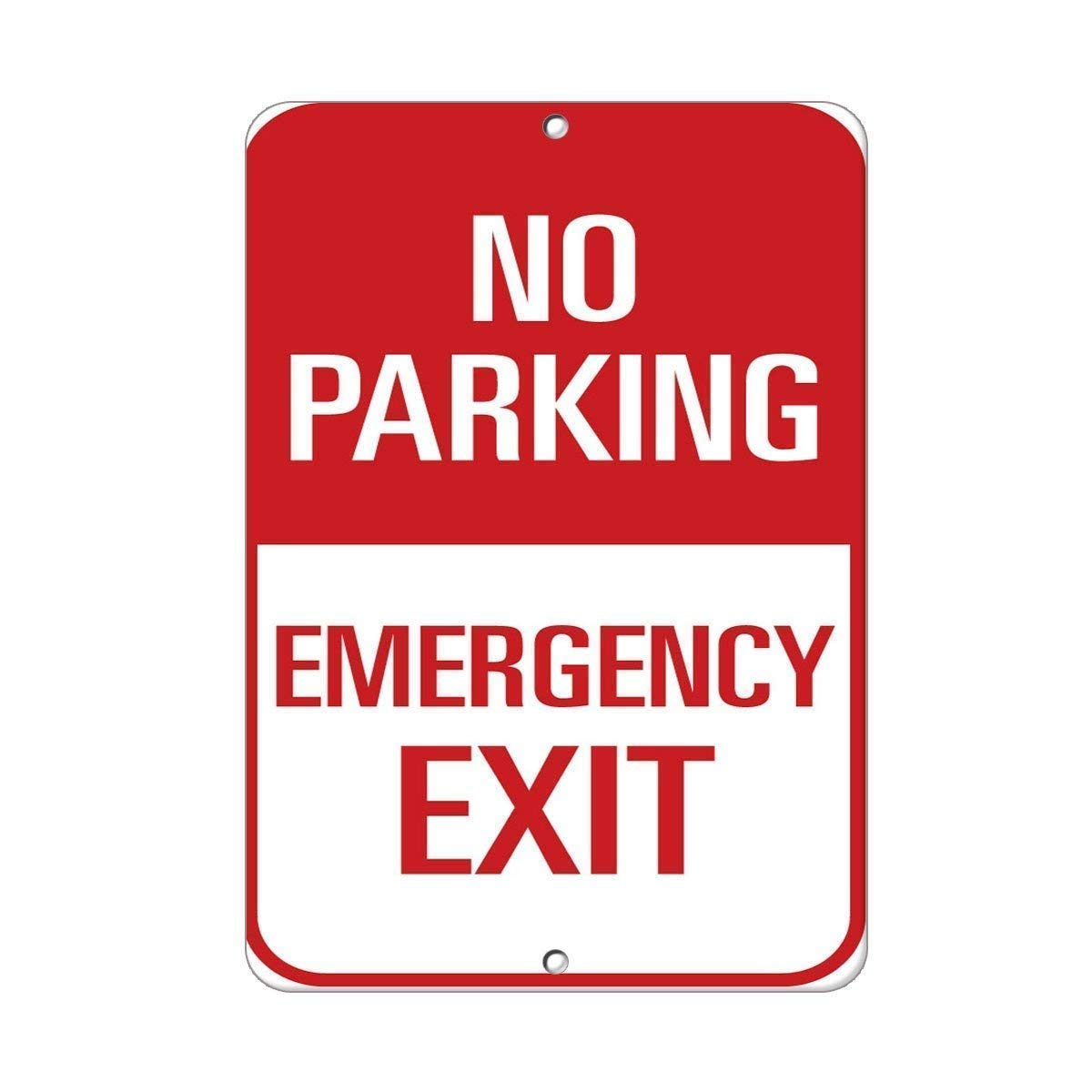 Buy TammieLove Yard Fence Garage Decorative Sign No Parking Emergency ...