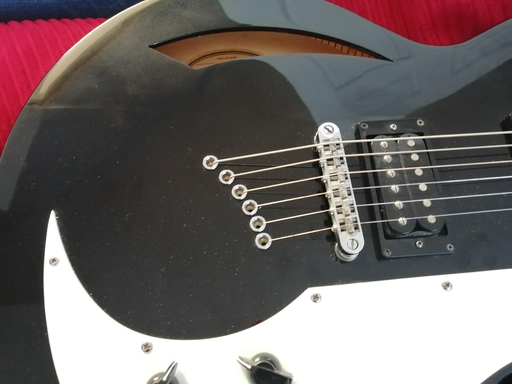 Musiclily Pro Big Lip Style Guitar String Through Body String Ferrules ...