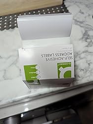 Q-Connect Address Label Roll Repositionable Self Adhesive 89 mm x 36 mm ...