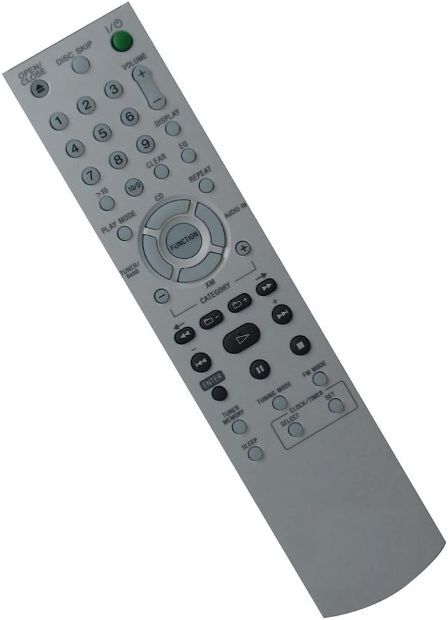 Amazon.com: Remote Control for Sony MHC-GNX880 GNX700 LBT-ZX9 ZX8 ZX6 ...