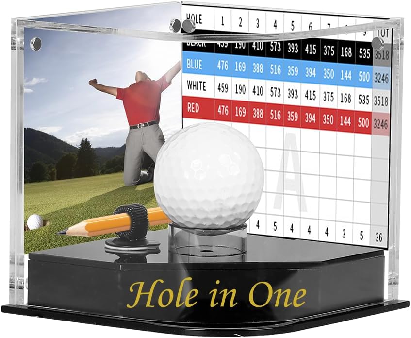 Amazon.com: Chordobe Acrylic Golf Ball Display Case - 3 in 1 Golf Ball ...