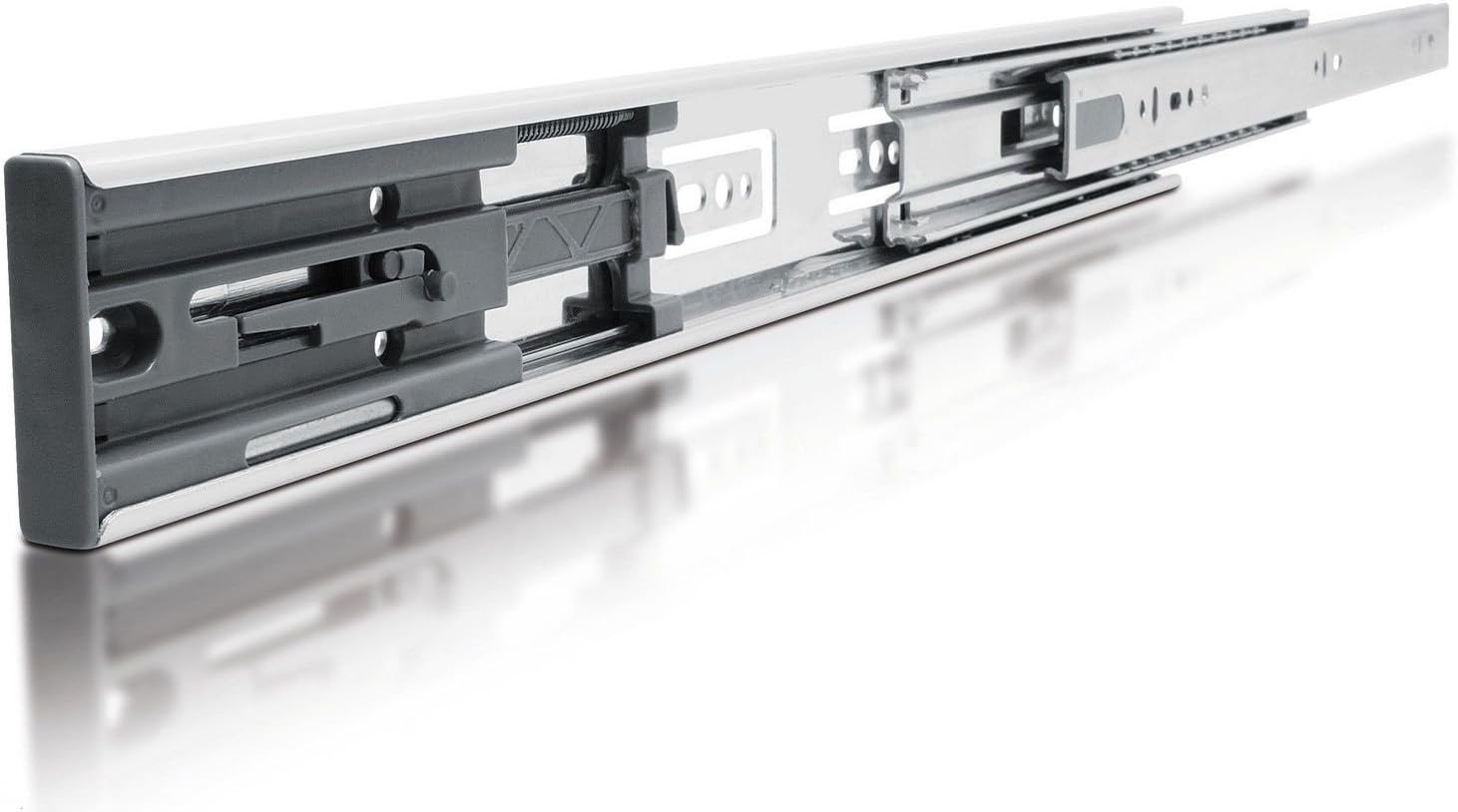 Soft Close Drawer Slide Ball bearing Runner Full Extension 1 Pair (1 ...