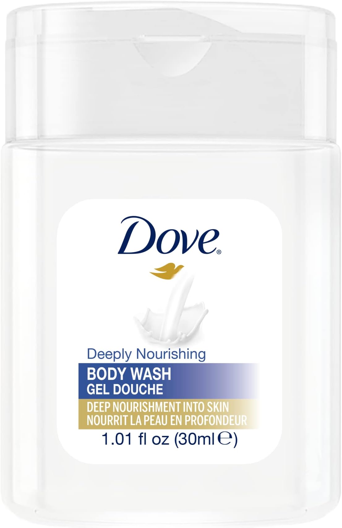 Amazon.com: Dove 30 ml 1oz Essential Body Wash for Hotels, Motels ...