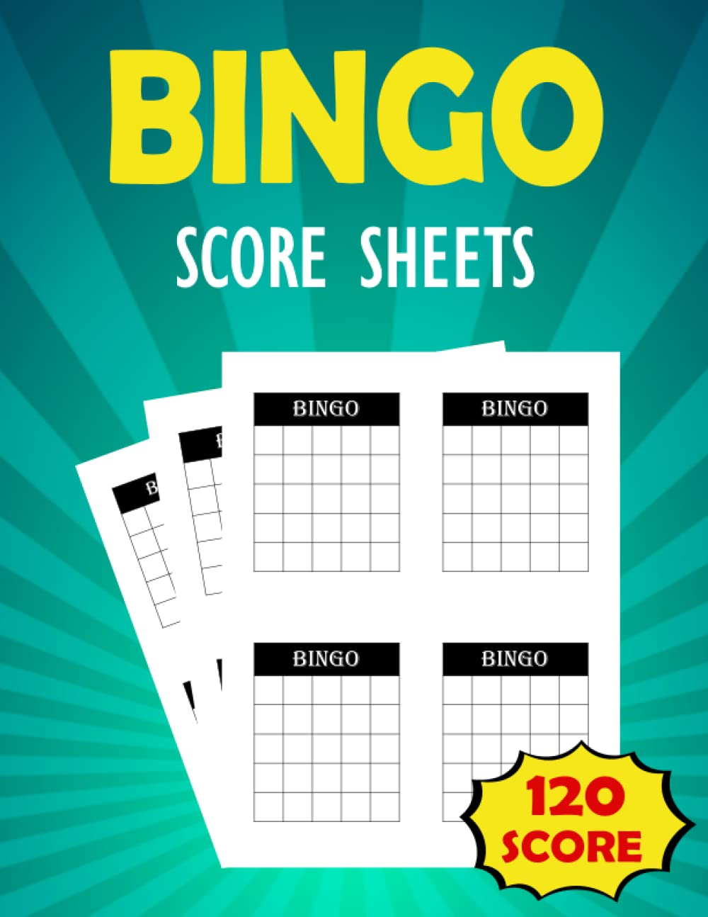 Bingo Score Sheets Blank Bingo Cards Bingo Paper Cards Sheets ...