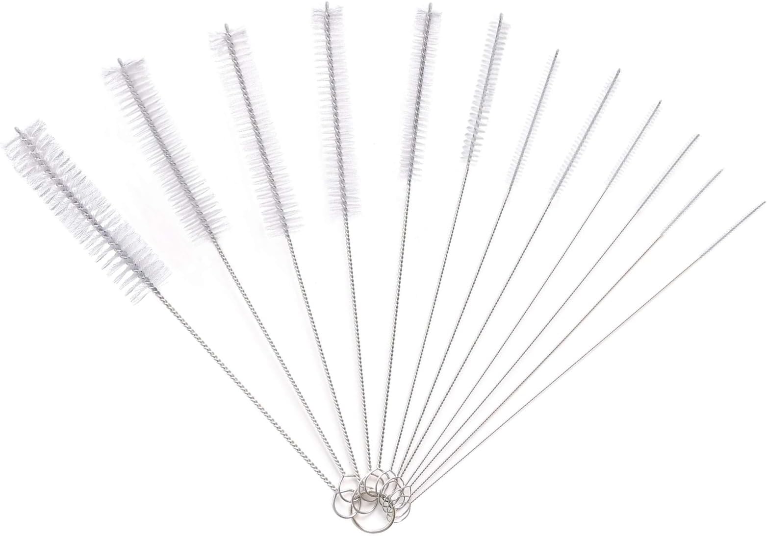 Zhiye Pipe Tube Brush Pipe Cleaning Brushes, Nylon Drinking Straws ...