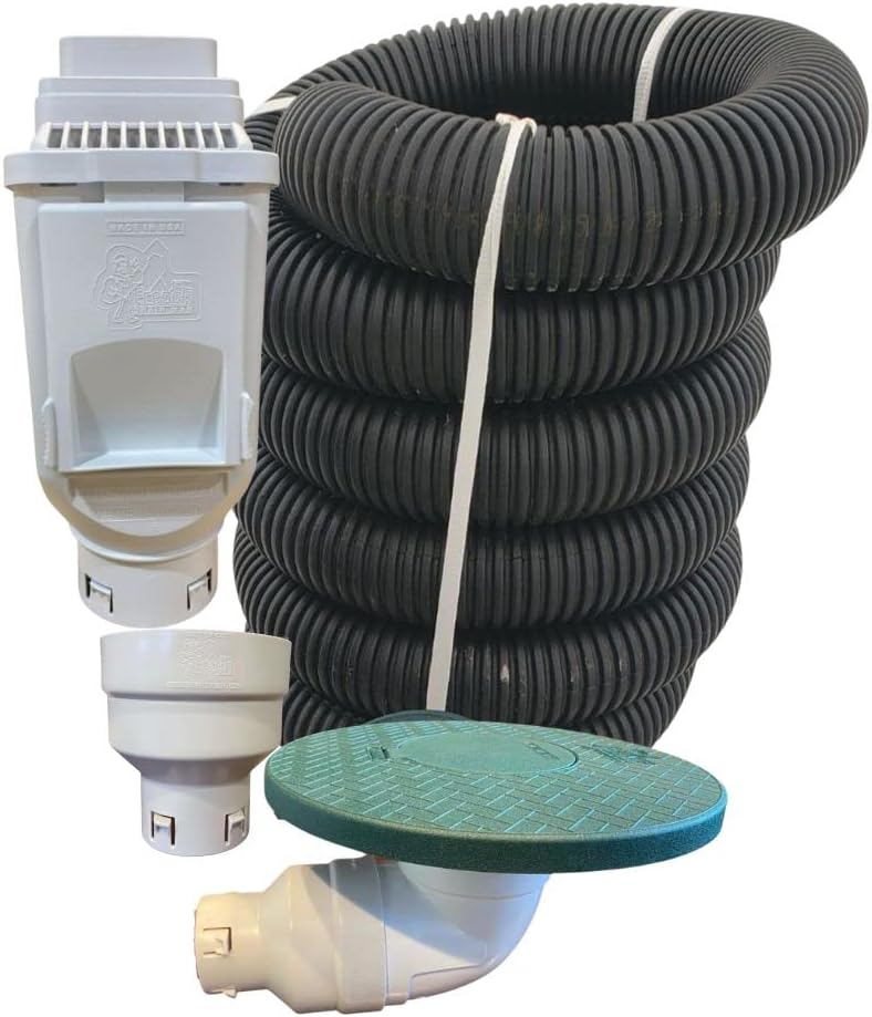 French Drain Man Gutter Downspout Extensions Kit, Downspout Extender ...