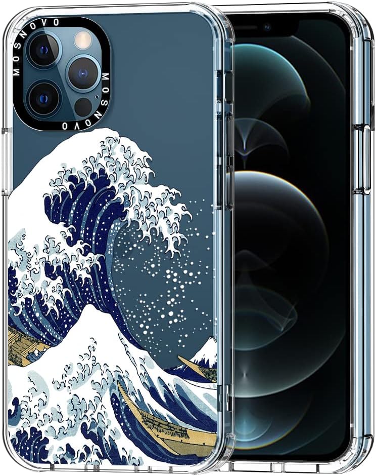 Amazon.com: iPhone 12 Pro Max Cherry Blossom Koi Carp Fish Japanese ...
