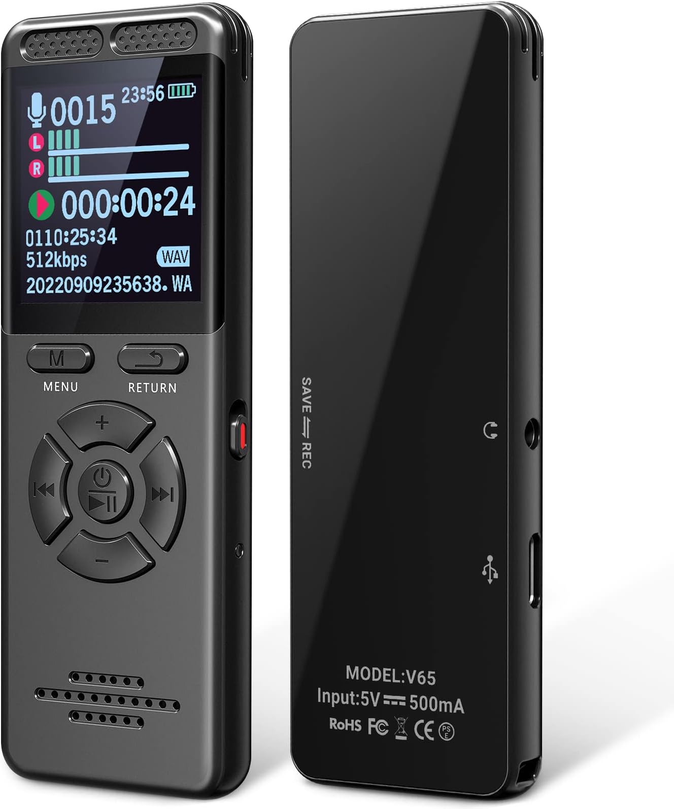 Amazon.com: Digital Voice Recorder; Modea Portable Digital USB Disk ...