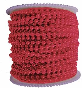 Amazon.com: Bead String - 100ft. Spool of Red Beads : Arts, Crafts & Sewing