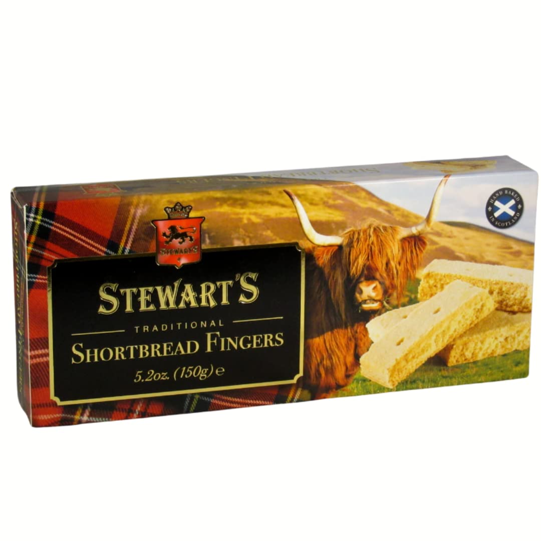 Stewart's - Highland Cow Shortbread Gift (150g) - Traditionally Made ...